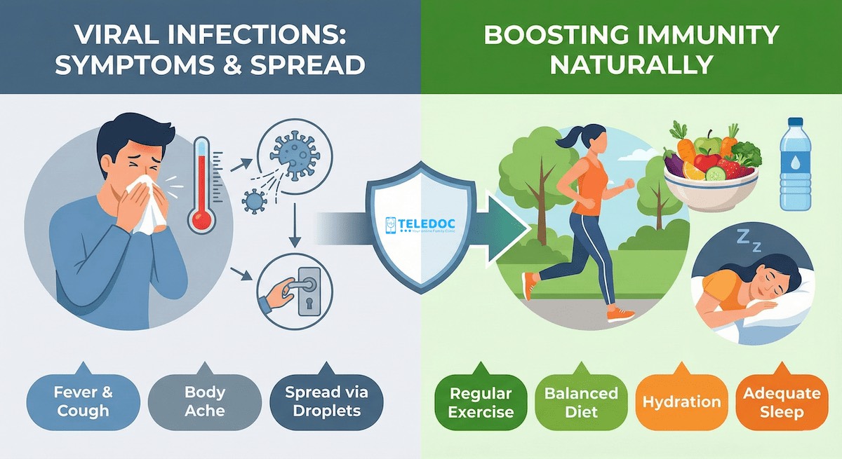 Viral Infections and Immunity: Causes & Prevention | Teledoc